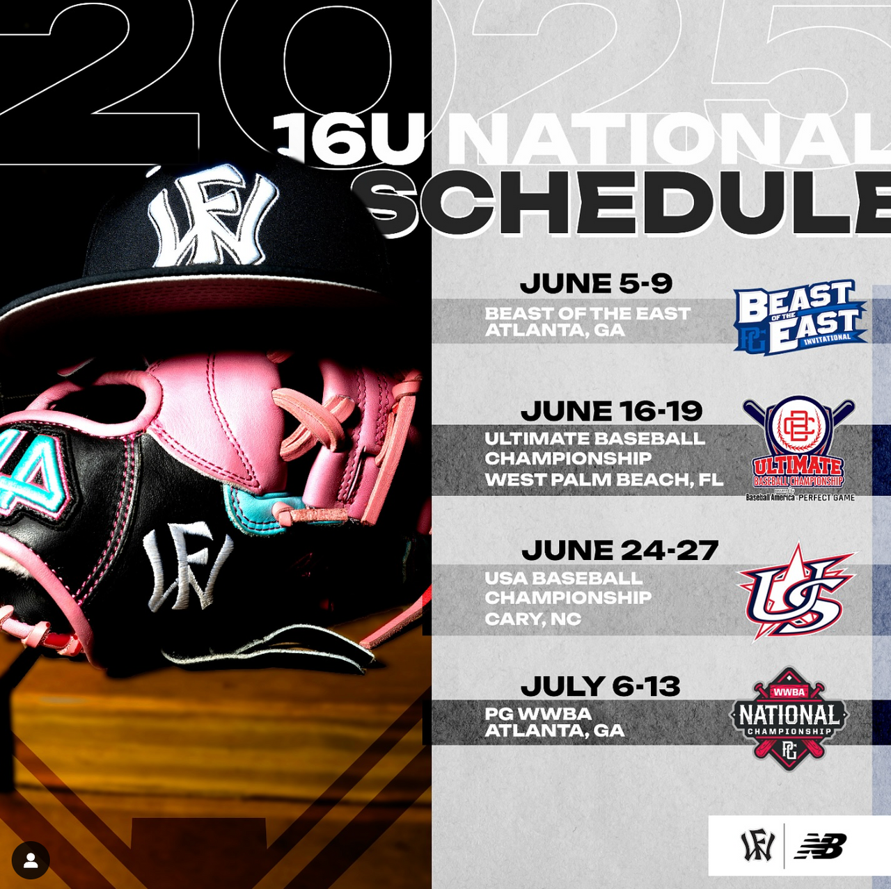 WF National Schedule & Rosters – Wow Factor baseball