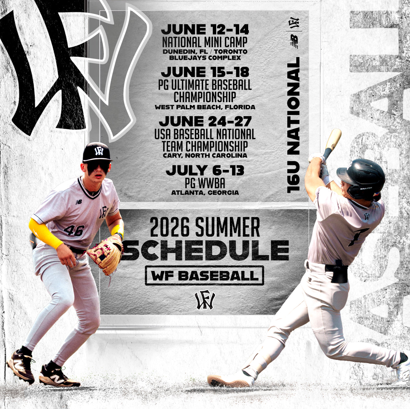 16U National 2026 Summer – Wow Factor baseball