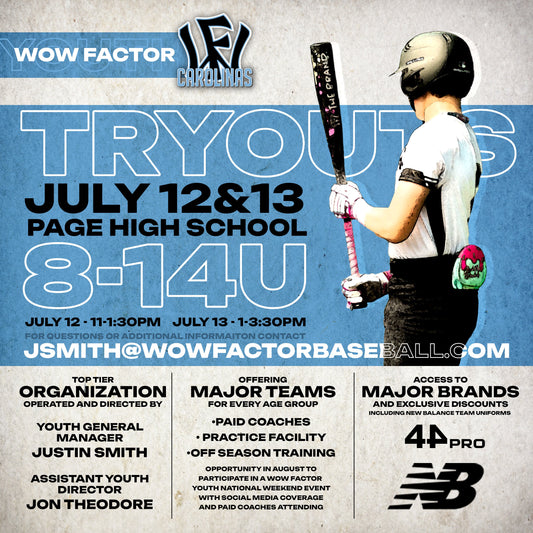 WF National Youth Tryout – Wow Factor baseball