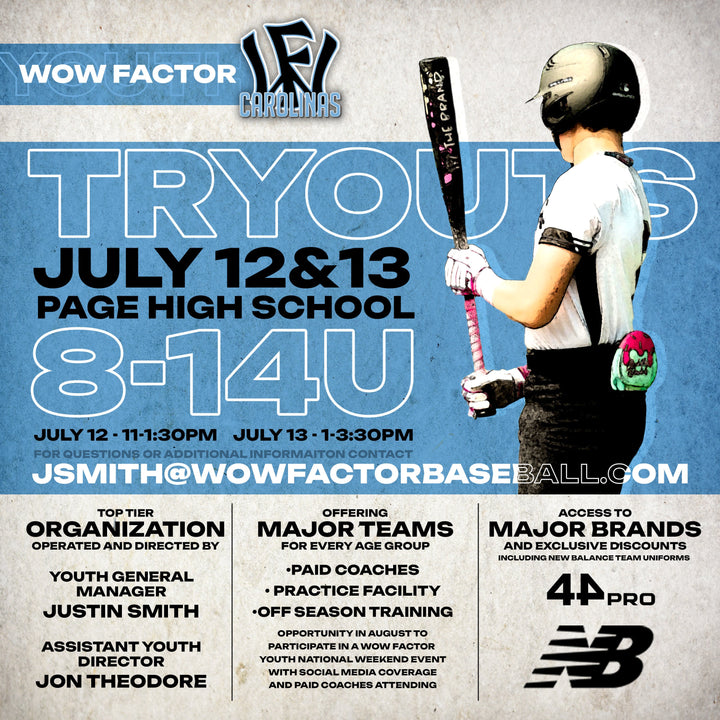WF National Youth Tryout – Wow Factor baseball