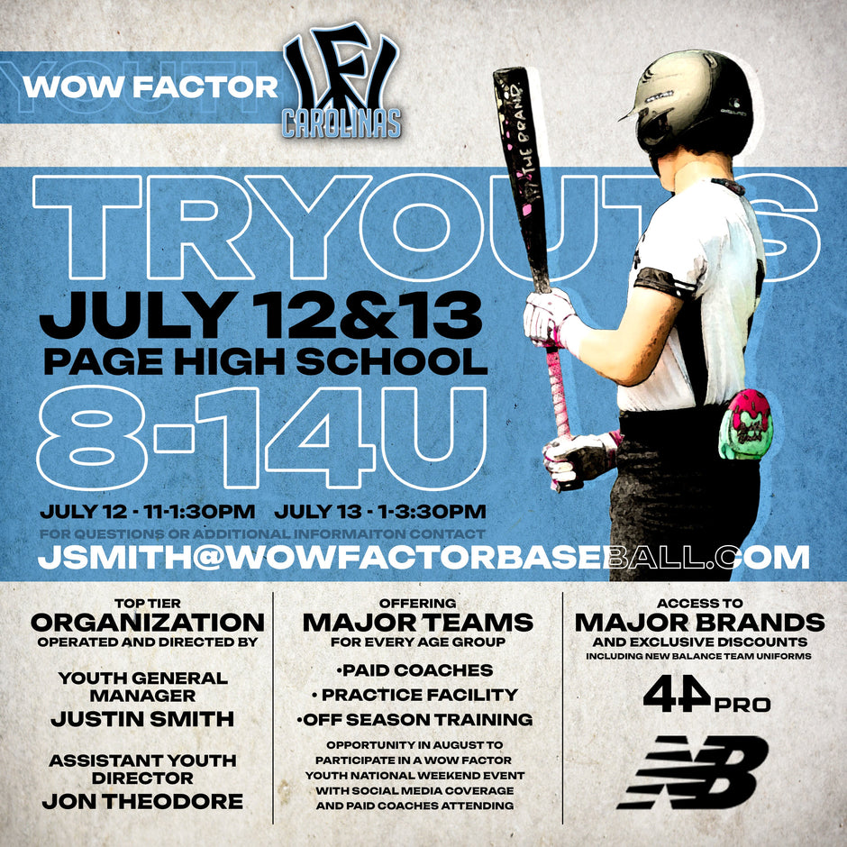 WF National Youth Tryout – Wow Factor baseball